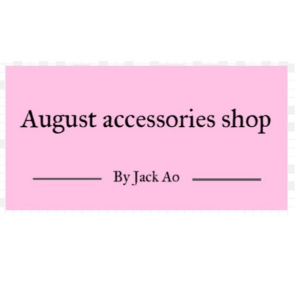 August Accessories shop, ร้านค้าออนไลน์ | Shopee Thailand