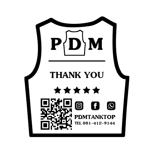 PDM Tank Top เสื้อยืดรางคาส่ง, ร้านค้าออนไลน์ | Shopee Thailand