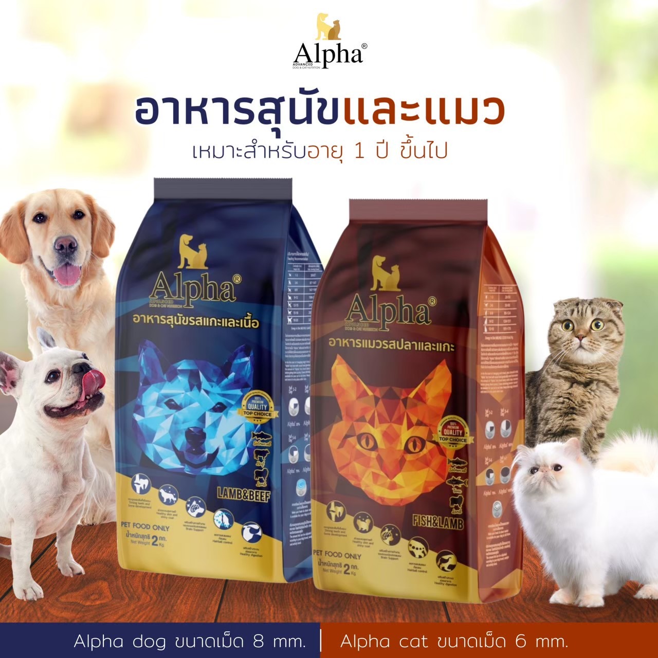 Alpha Pet Food Thailand, ร้านค้าออนไลน์ | Shopee Thailand
