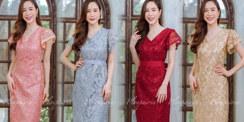 Ploypairin Lace Dress, ร้านค้าออนไลน์ | Shopee Thailand