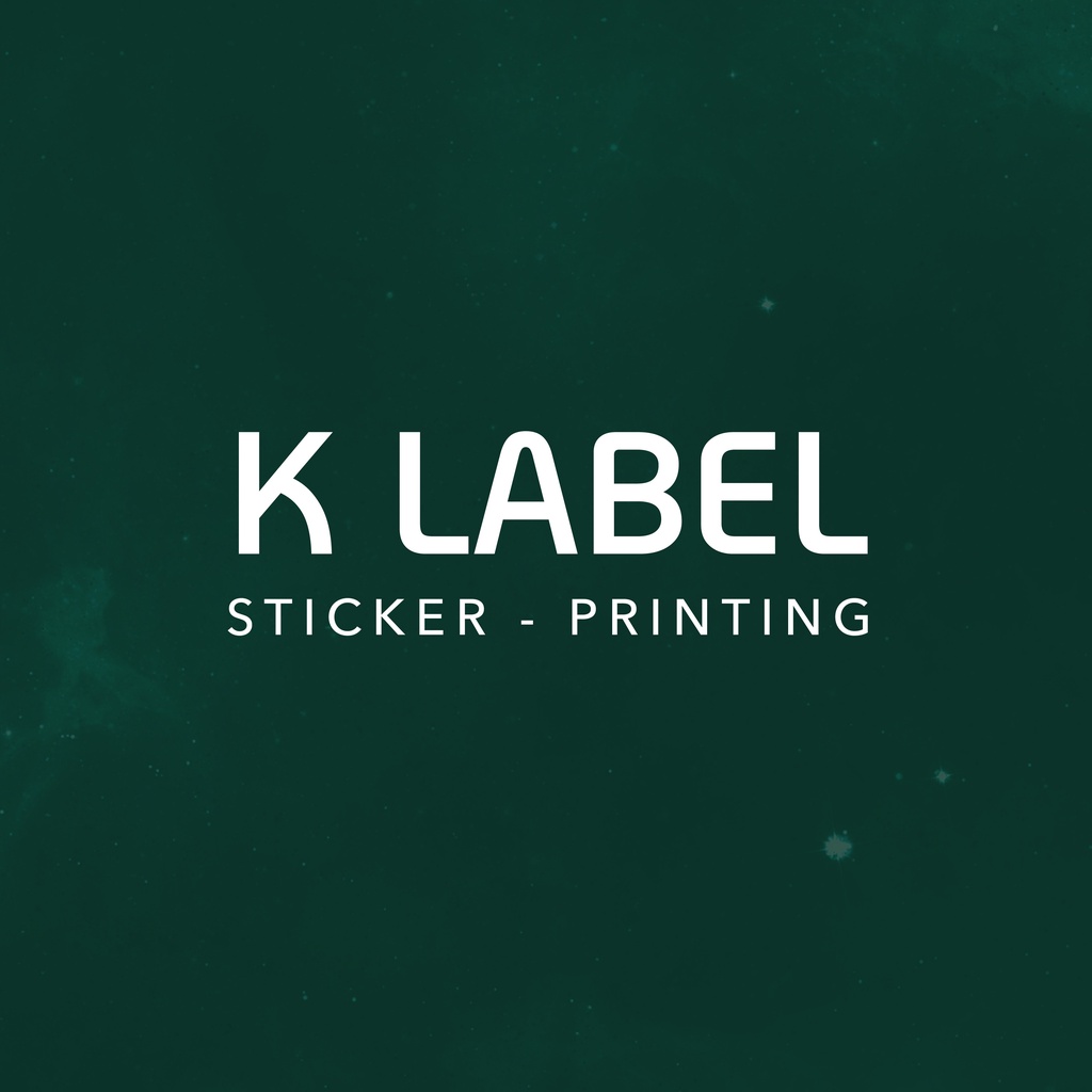 K LABEL STICKER - PRINTING, ร้านค้าออนไลน์ | Shopee Thailand