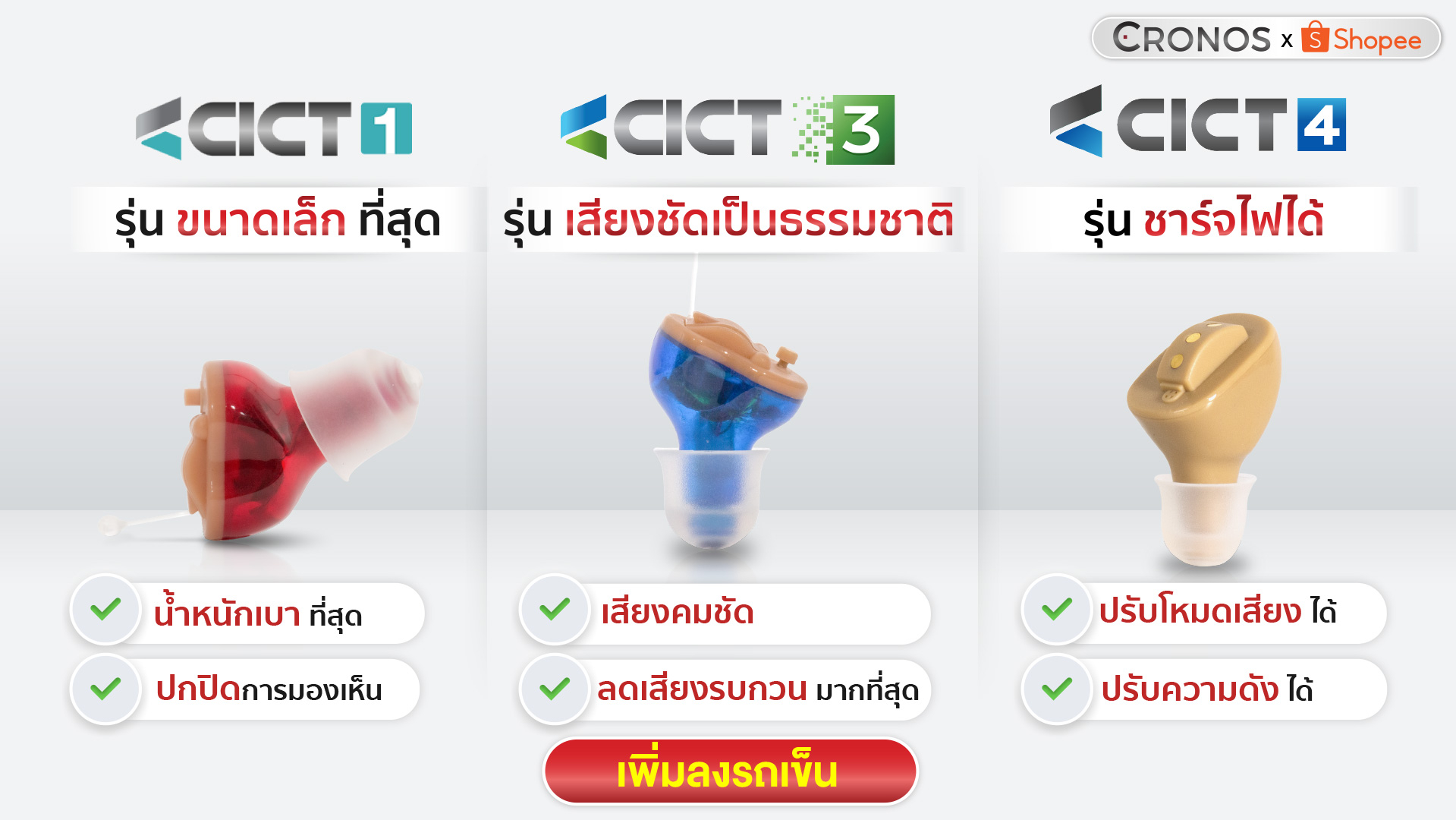 สั่งซื้อสินค้าออนไลน์จาก CRONOS OFFICIAL | Shopee Thailand