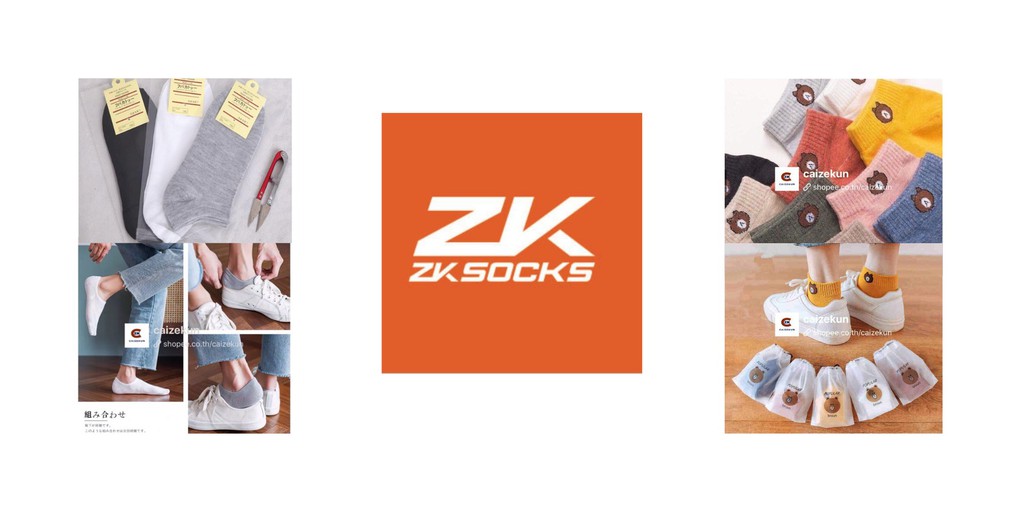 ZK SOCKS, ร้านค้าออนไลน์ | Shopee Thailand