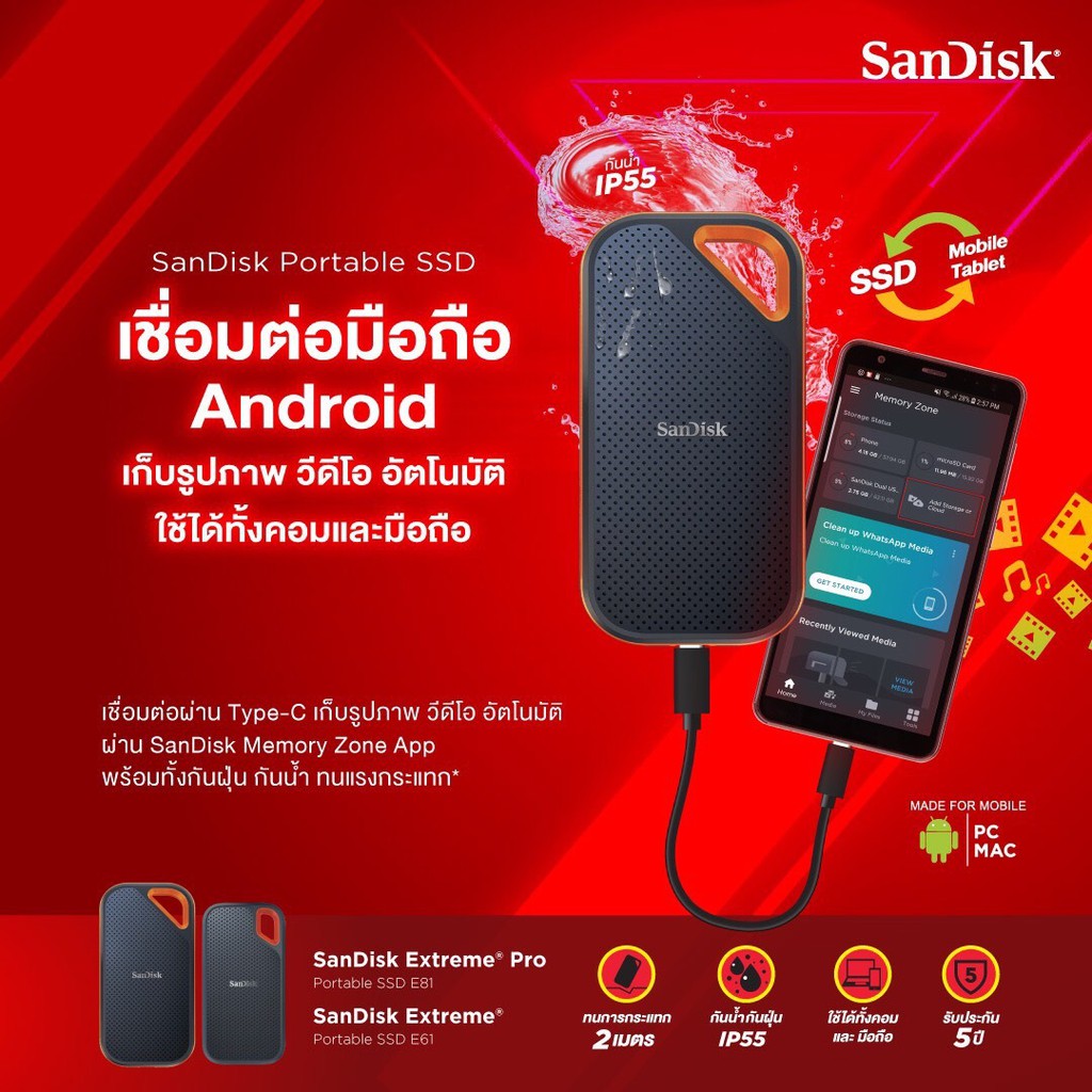 สั่งซื้อสินค้าออนไลน์จาก SanDisk Thailand Official Shop | Shopee Thailand