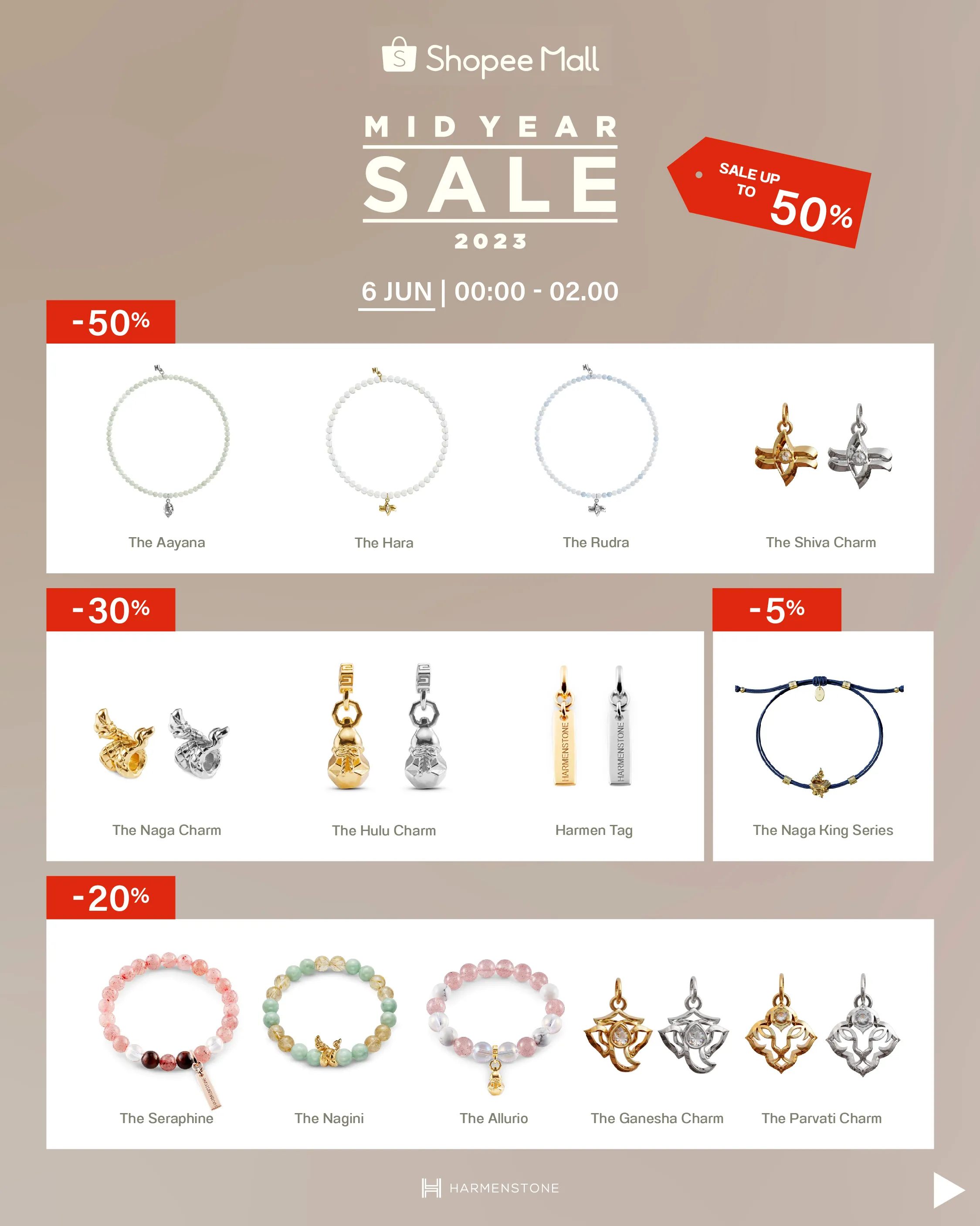 สั่งซื้อสินค้าออนไลน์จาก Harmenstone | Shopee Thailand