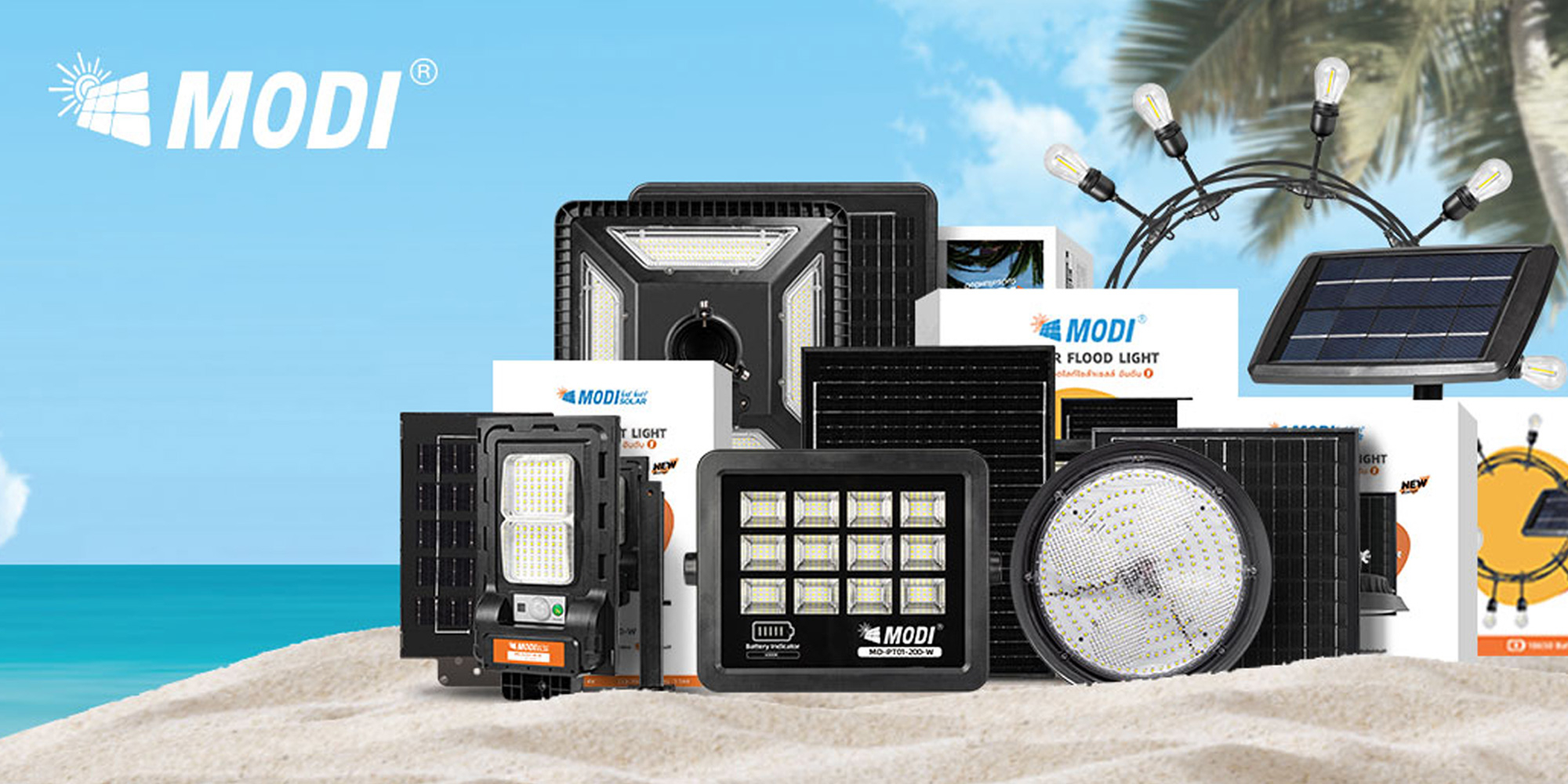 สั่งซื้อสินค้าออนไลน์จาก MODI SOLAR Lighting Official | Shopee Thailand