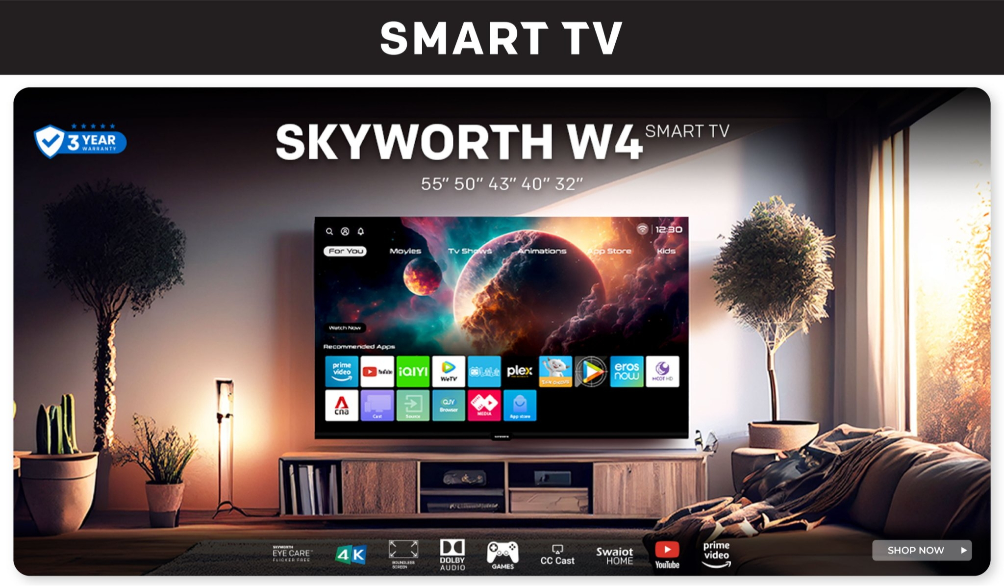 สั่งซื้อสินค้าออนไลน์จาก SKYWORTH Official Store | Shopee Thailand