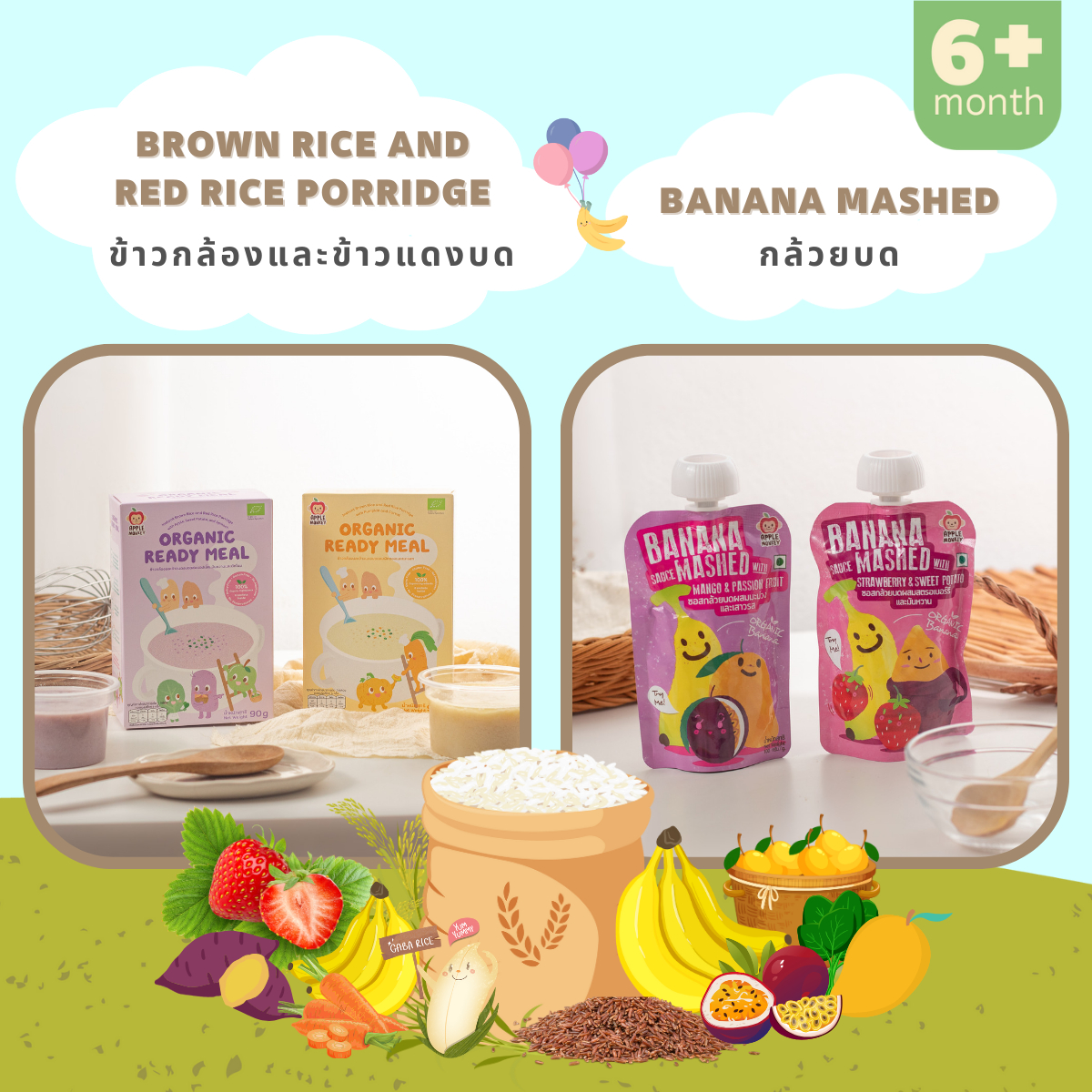 สั่งซื้อสินค้าออนไลน์จาก apple monkey (official shop) | Shopee Thailand