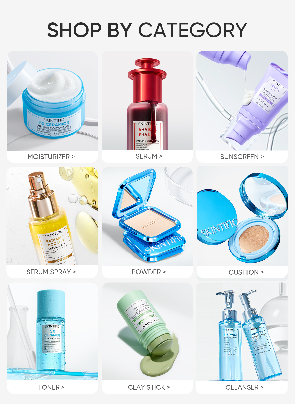 สั่งซื้อสินค้าออนไลน์จาก SKINTIFIC Official Store | Shopee Thailand