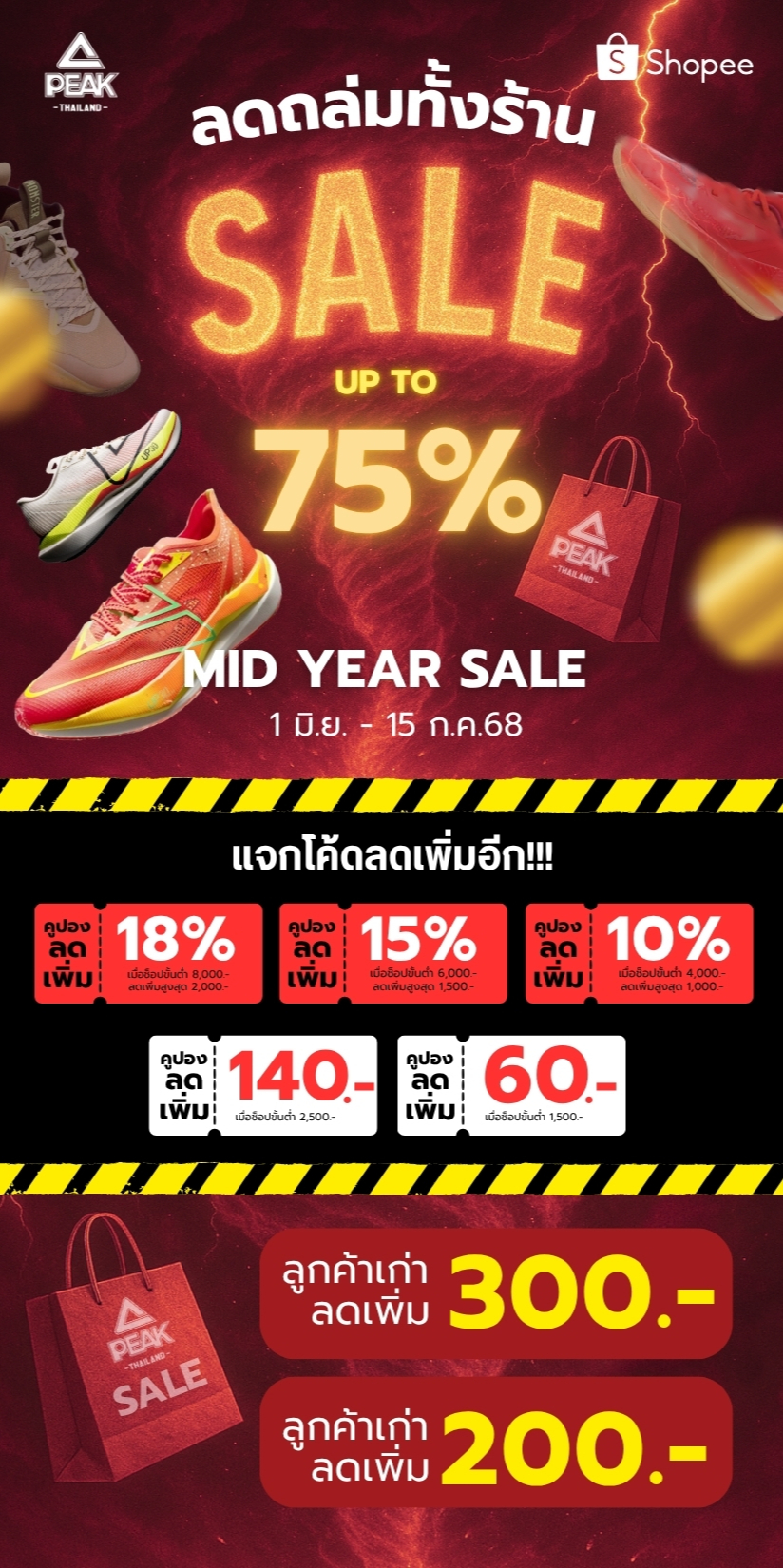 สั่งซื้อสินค้าออนไลน์จาก PEAK | Shopee Thailand