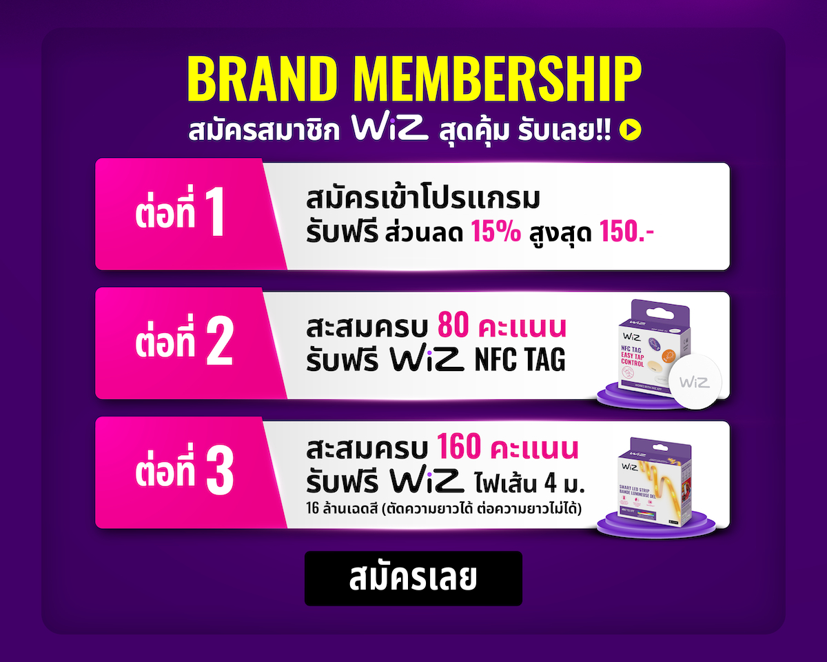 สั่งซื้อสินค้าออนไลน์จาก WiZ Connected | Shopee Thailand